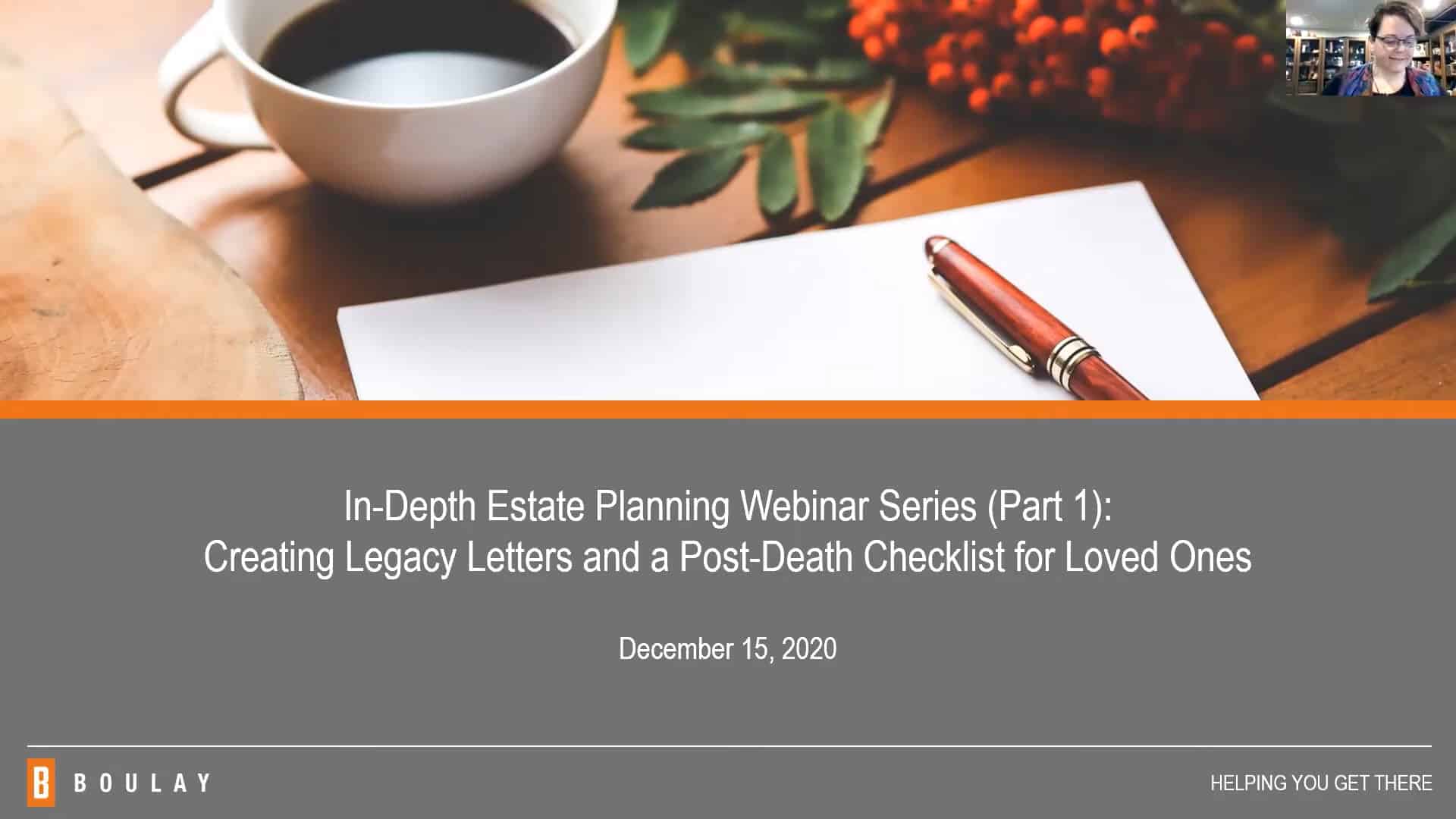 Creating Legacy Letters and a Post-Death Checklist for Loved Ones | In ...